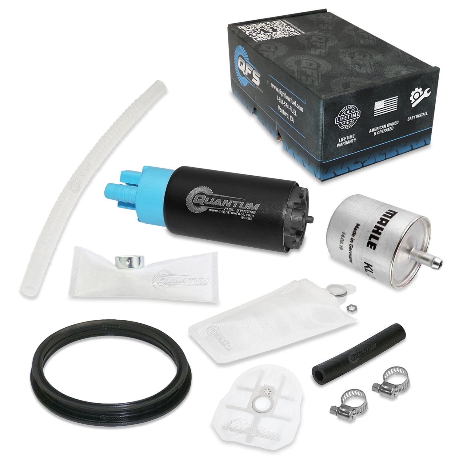 Fuel Pump w/ Tank Seal, Genuine Mahle Filter, Strainer for BMW ...