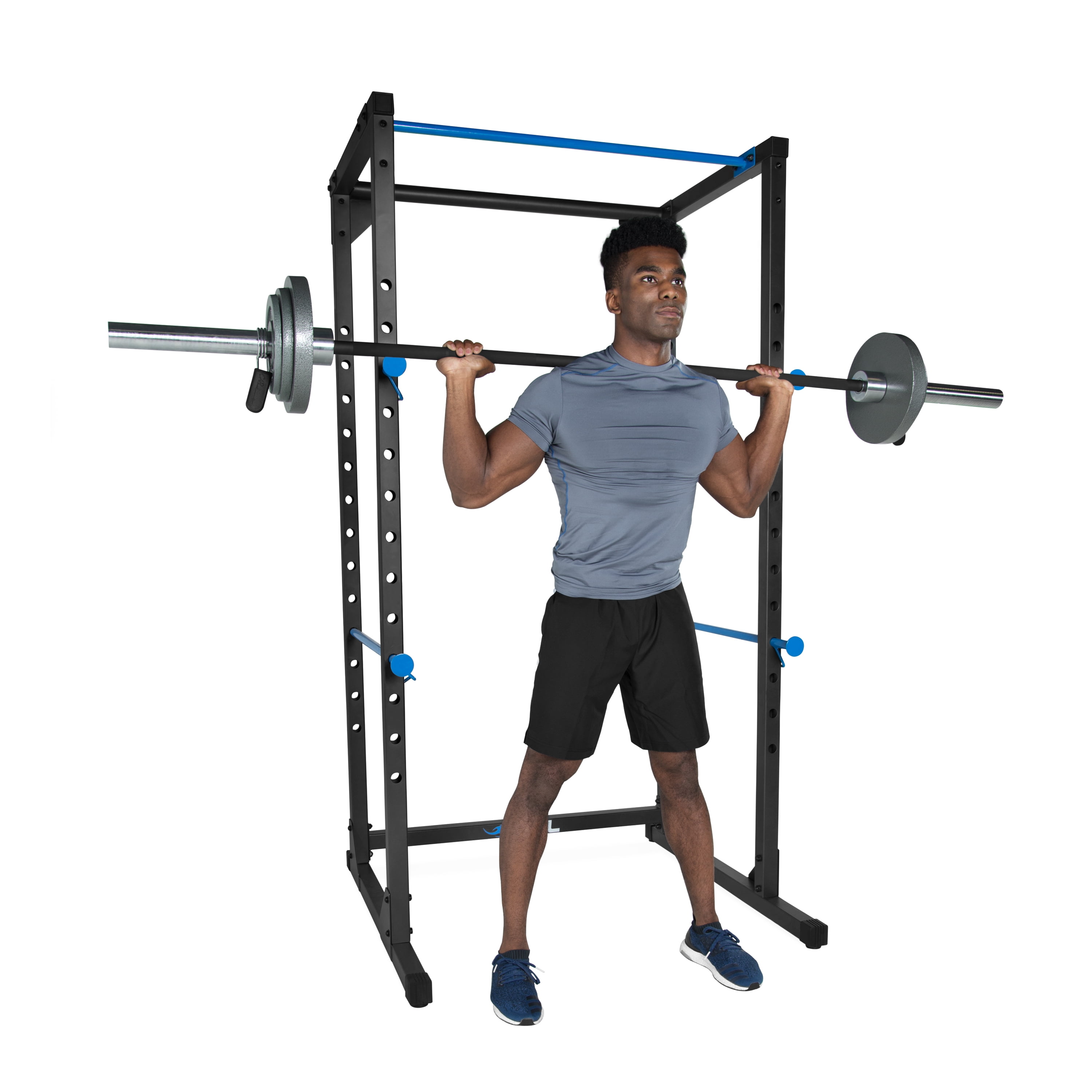 Fuel Pureformance 7 Ft. Adjustable Full Cage Power Rack, Black ...