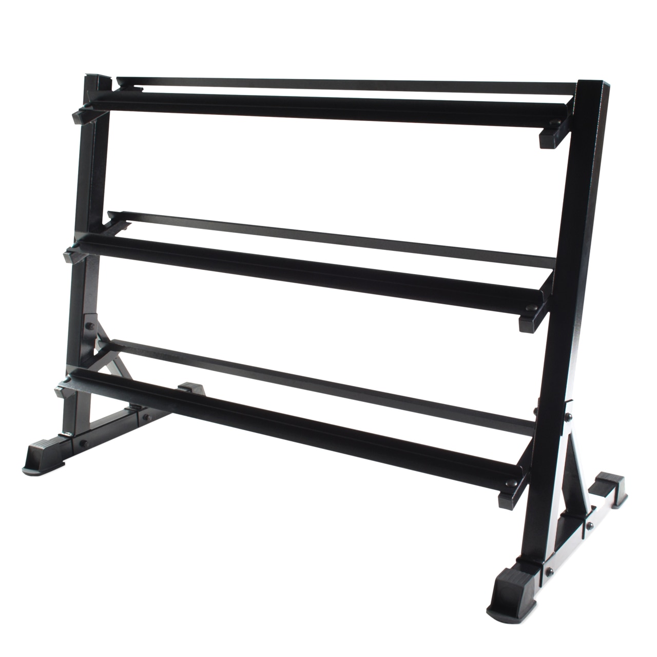 Fuel Pureformance by CAP 24 in. Two-Tier Dumbbell Rack, Black - Walmart.com