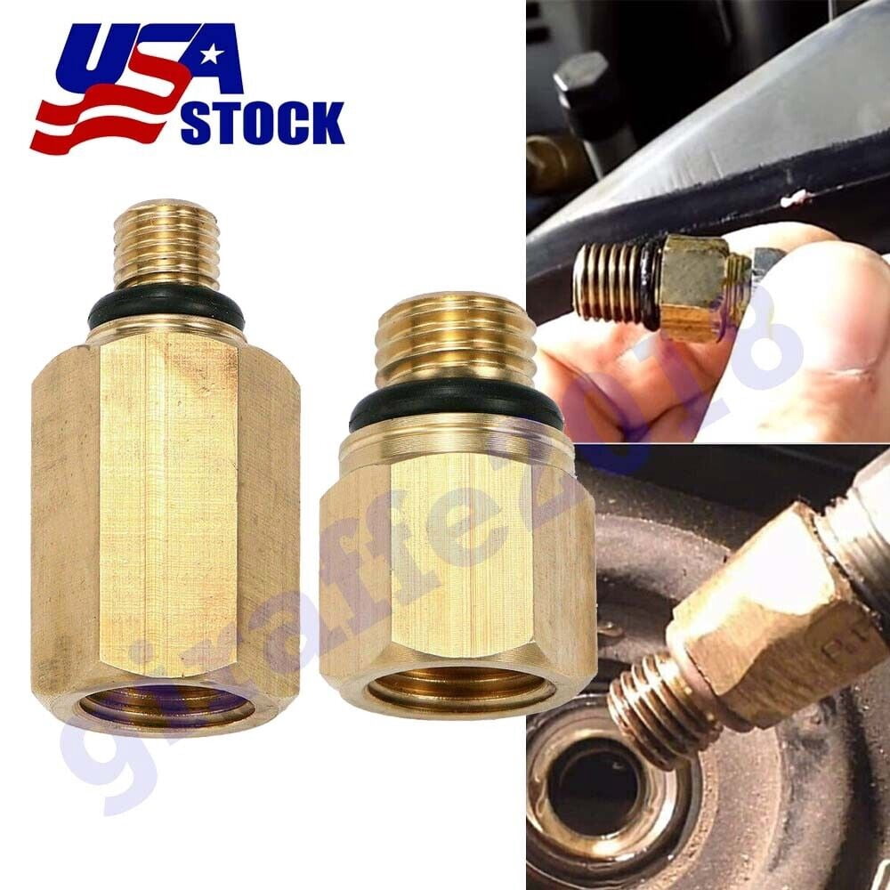 Fuel Rail Adapter Air Test Tool Gauge Kit For Ford 6.0L High Pressure ...
