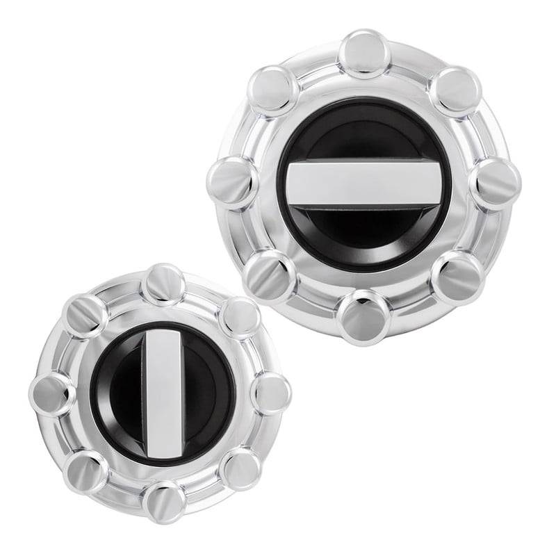 Fuel Rider Set of 2 Chrome ABS Center Caps Compatible with Select Year ...
