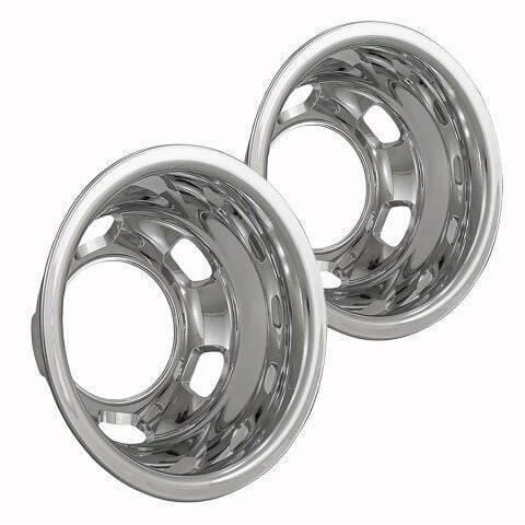 Fuel Rider Set of 2 Chrome ABS Wheel Simulators Designed for 03-03 RAM ...
