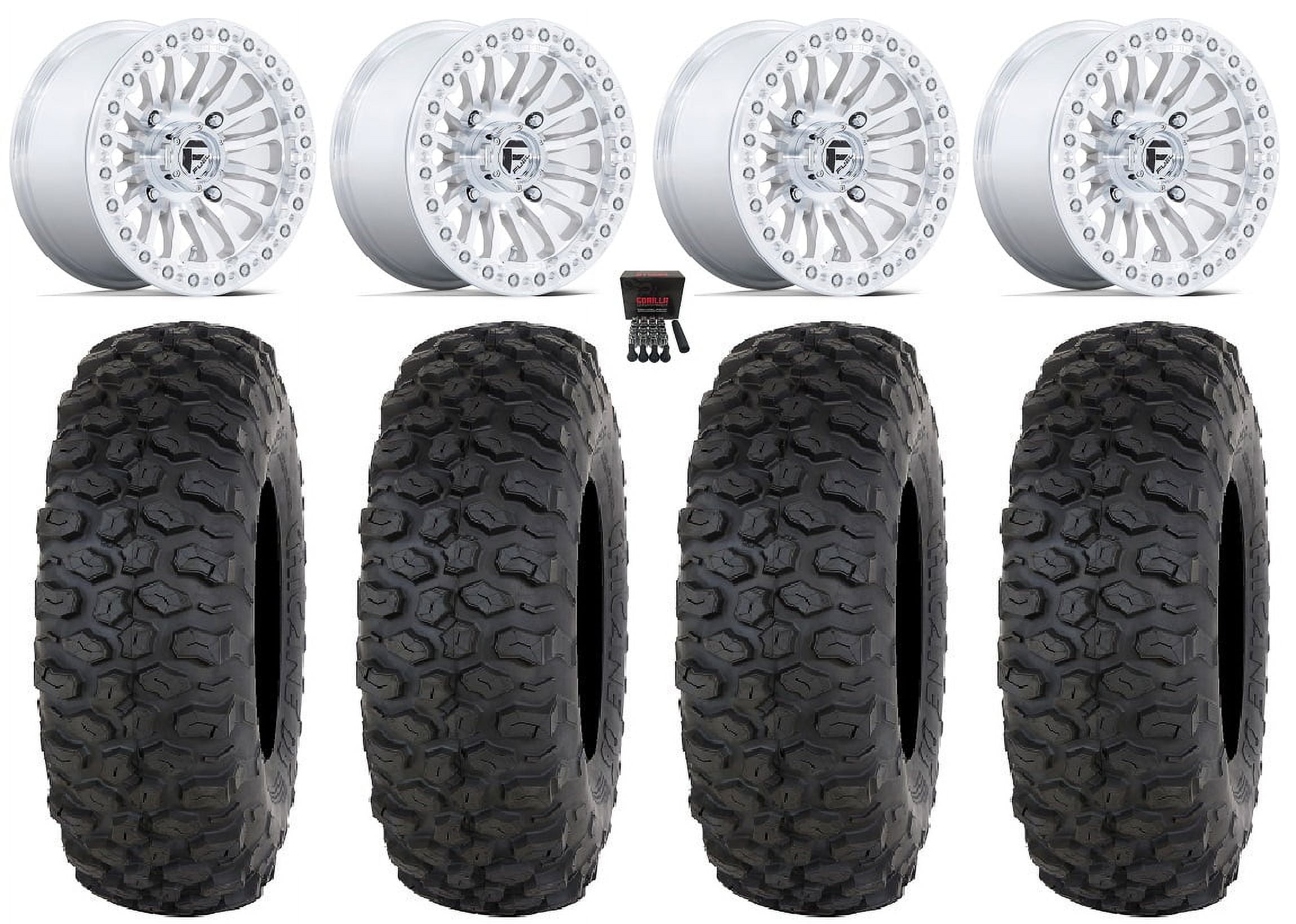 Fuel Rincon Bdlk 15" Wheels Mh 32" Chicane DS Tires Sportsman RZR ...