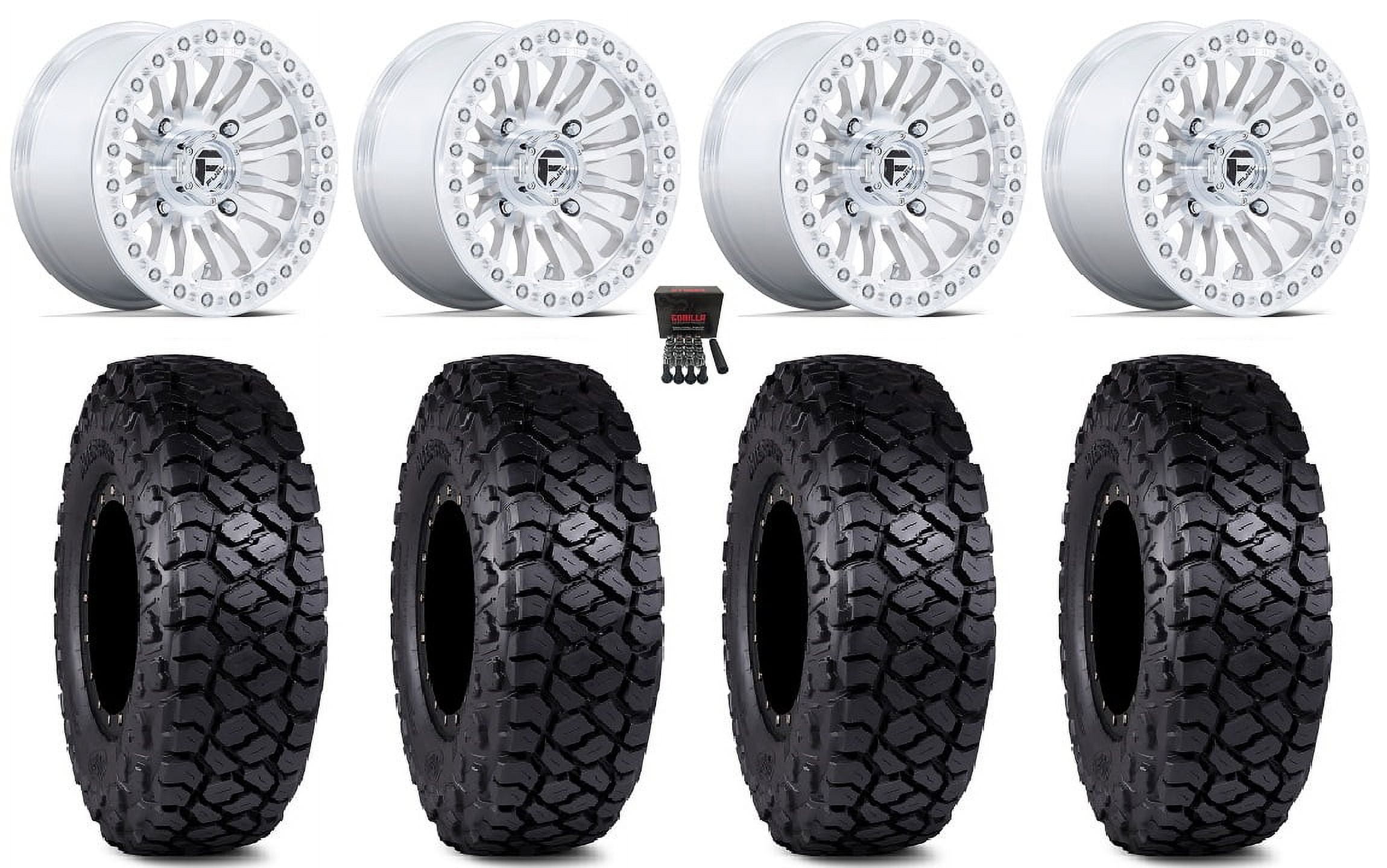Fuel Rincon Bdlk 15" Wheels Mh 32" Intersect Tires Sportsman RZR Ranger ...