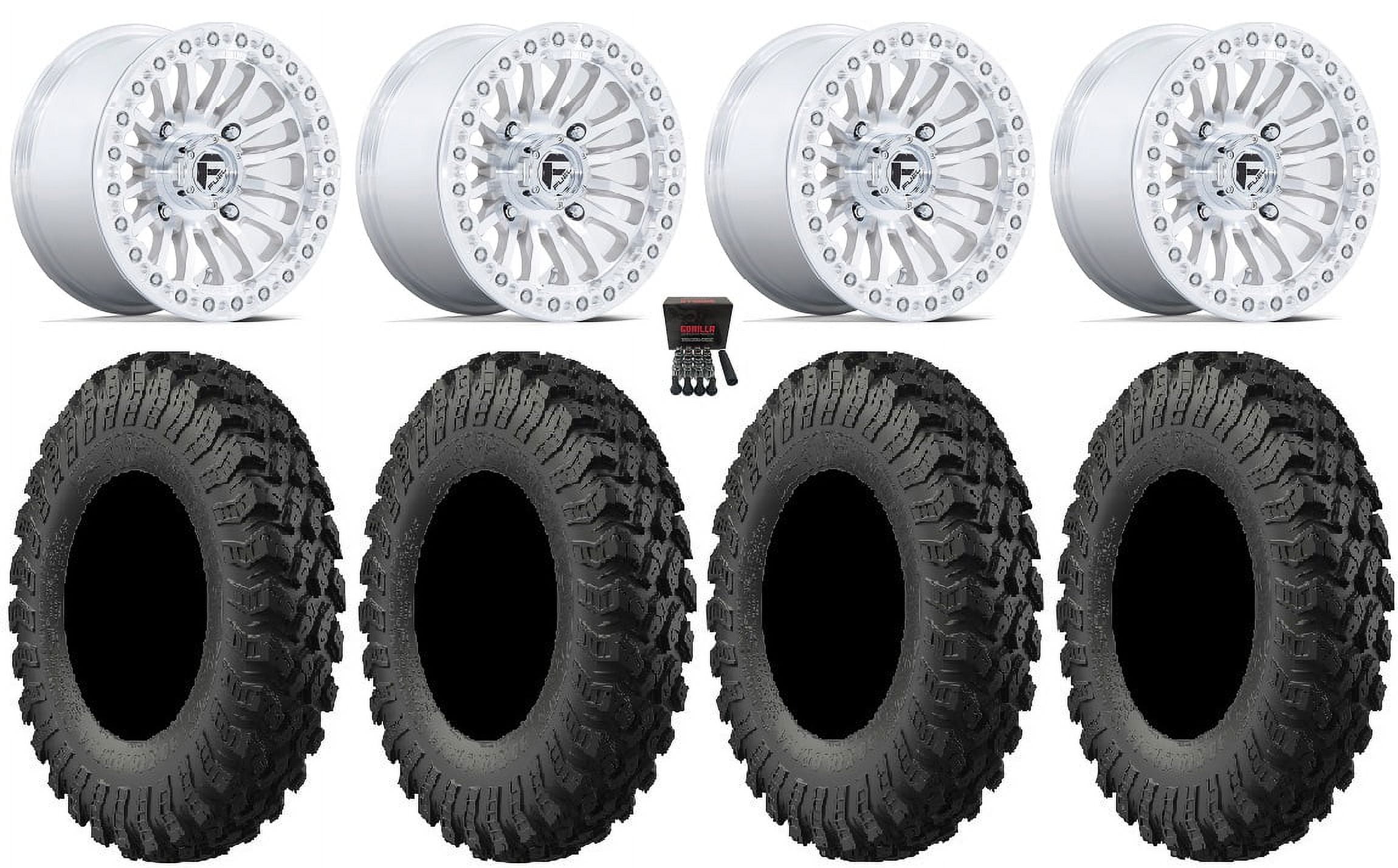 Fuel Rincon Bdlk 15" Wheels Mh 35" MotoRally Tires Yamaha Viking ...