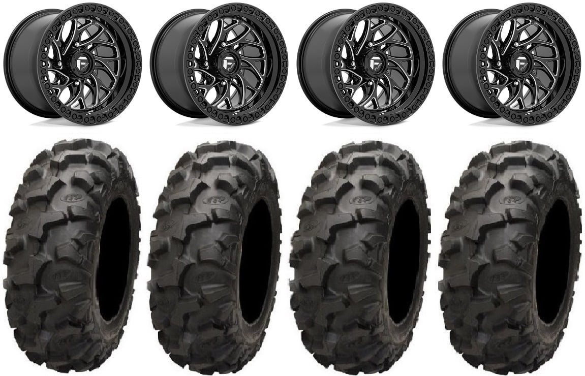 Fuel Runner 15" Wheels Bk 30" Blackwater Tires Can-Am Commander ...