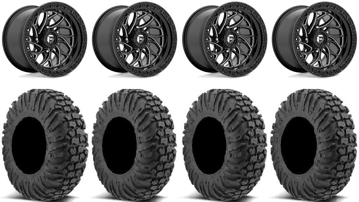 Fuel Runner 15" Wheels Bk 30" MotoVator Tires Kawasaki Teryx Mule ...