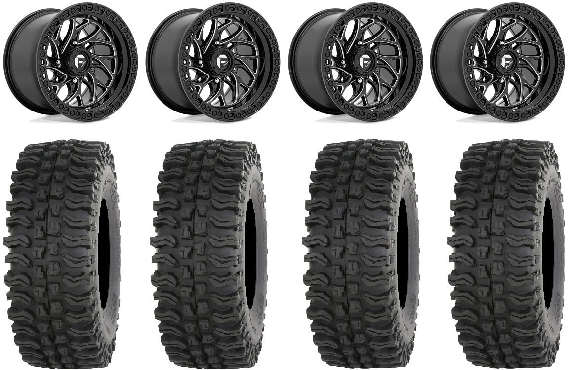 Fuel Runner 15" Wheels Bk 35" BDC Tires Can-Am Commander Maverick ...