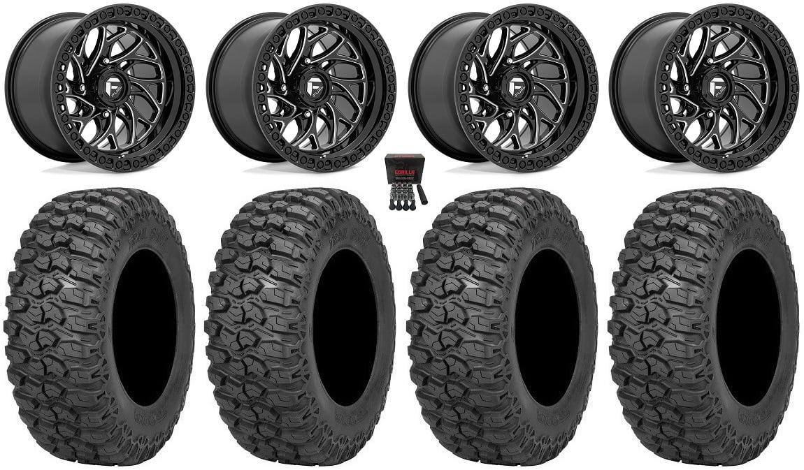 Fuel Runner 15" Wheels Bk 35" Trail Saw 2.0 Tires Can-Am Maverick X3 ...