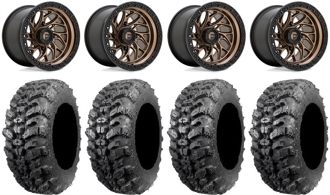 Fuel Runner 15" Wheels Br 28" Sniper 920 Tires Can-Am Maverick X3 ...