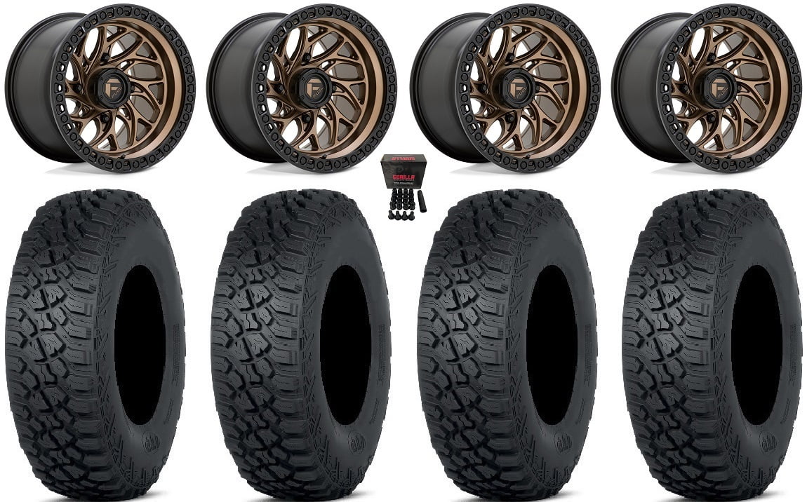 Fuel Runner 15" Wheels Br 30" Tenacity XNR (8ply) Tires Can-Am Maverick ...