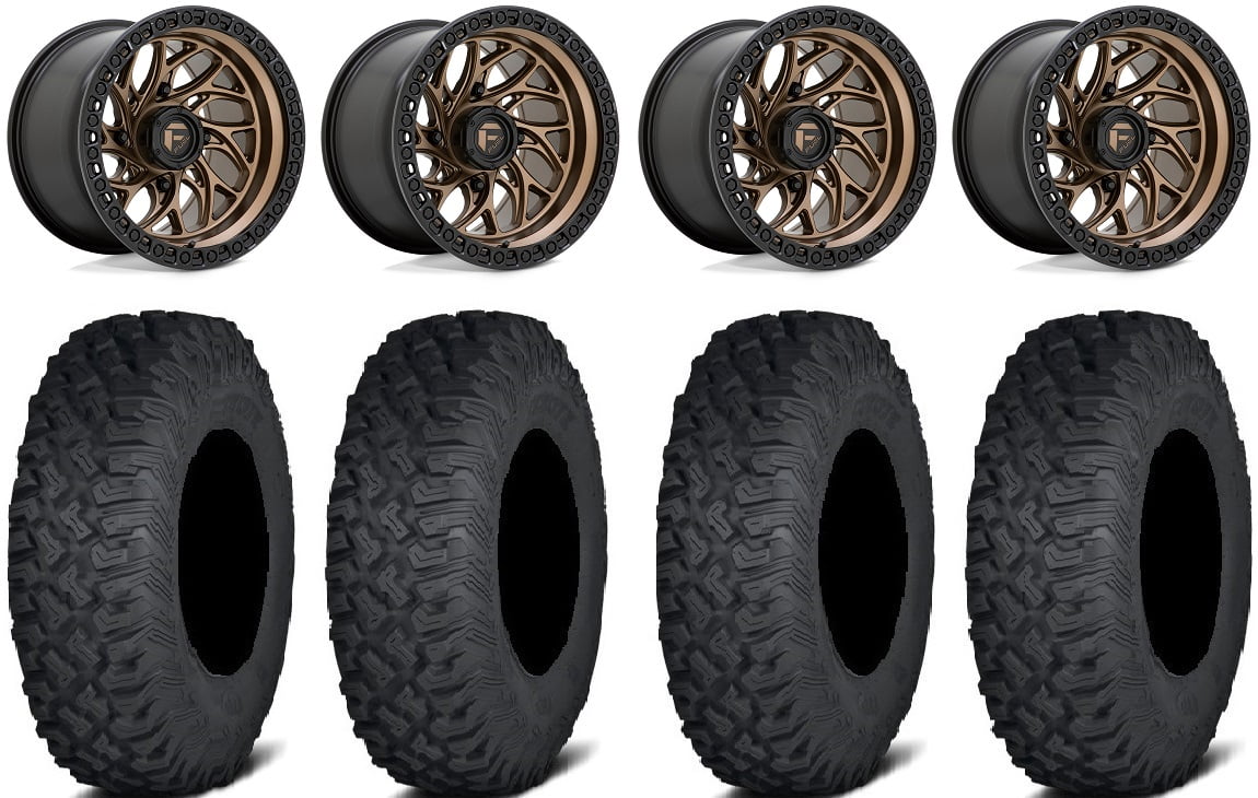 Fuel Runner 15" Wheels Br 33" Coyote Tires Can-Am Commander Maverick ...