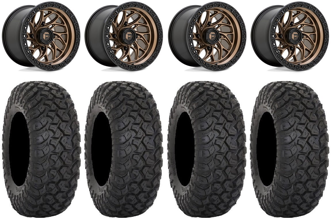 Fuel Runner 15" Wheels Br 33" RT320 Tires Can-Am Maverick X3 / Honda ...