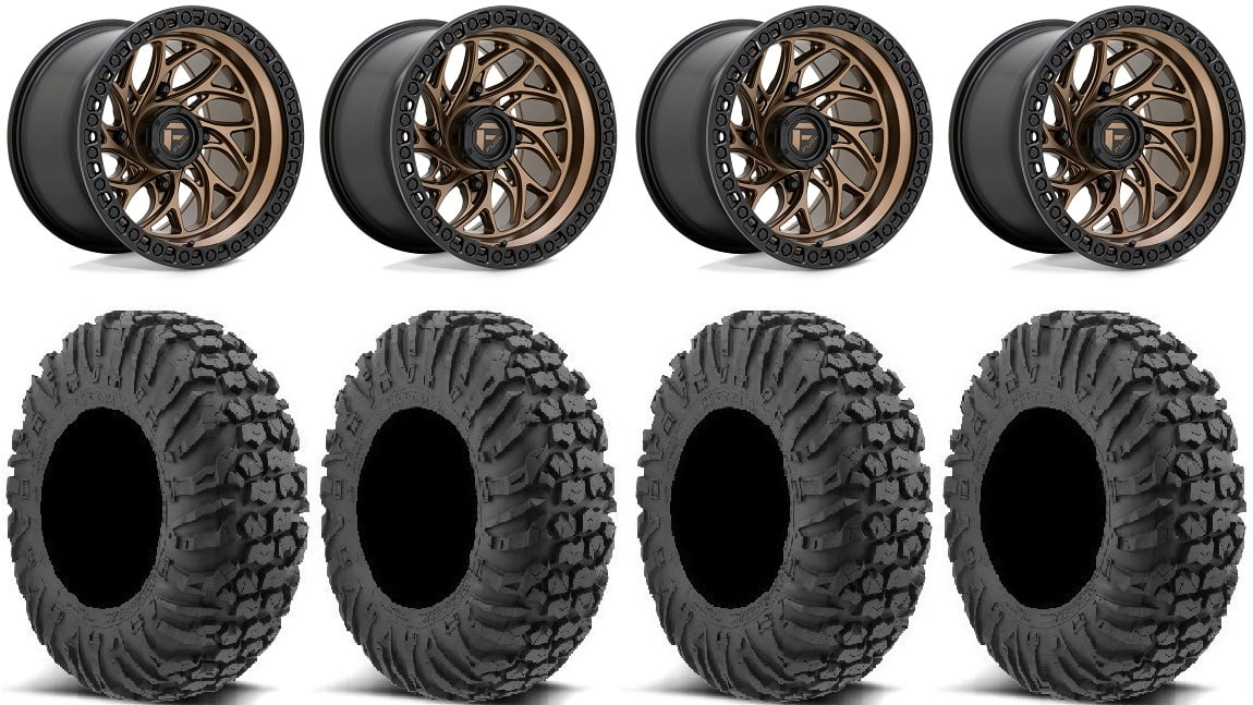 Fuel Runner 15" Wheels Br 34" MotoVator Tires Can-Am Maverick X3 ...