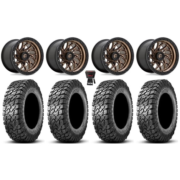 Fuel Runner 15" Wheels Bronze 32" Predator Tires Sportsman RZR Ranger ...
