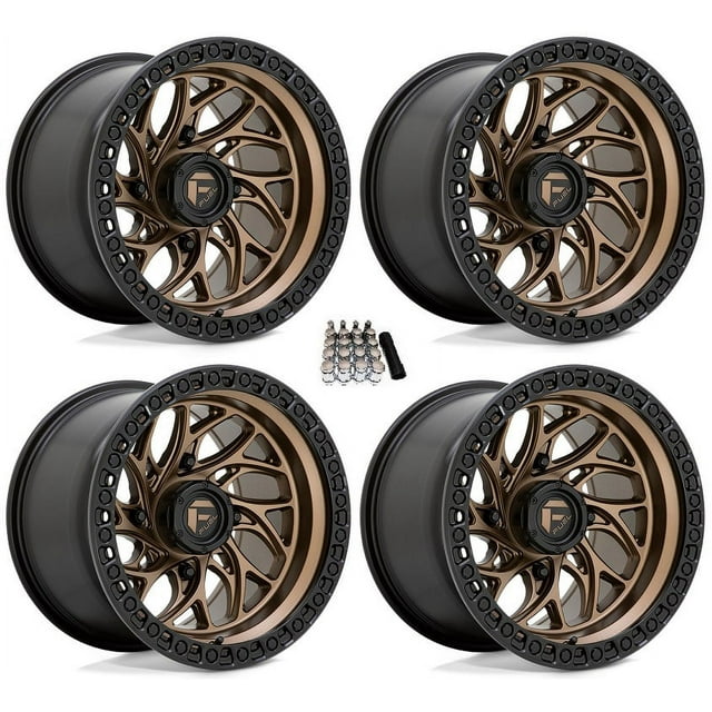 Fuel Runner 15x10 UTV Wheels Bronze Polaris RZR 1000 XP / Ranger XP 900 ...
