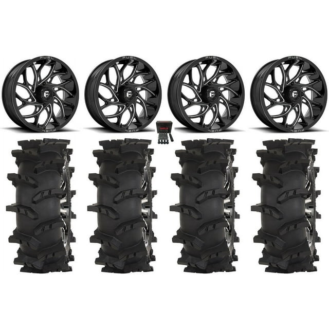 Fuel Runner 20" Wheels Black 35" Outlaw Max Tires Can-Am Commander ...