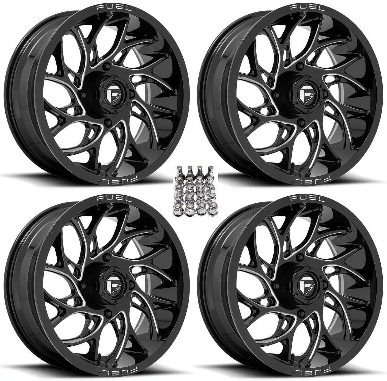 Fuel Runner UTV Wheels Black 18" Can-Am Commander Maverick Renegade ...