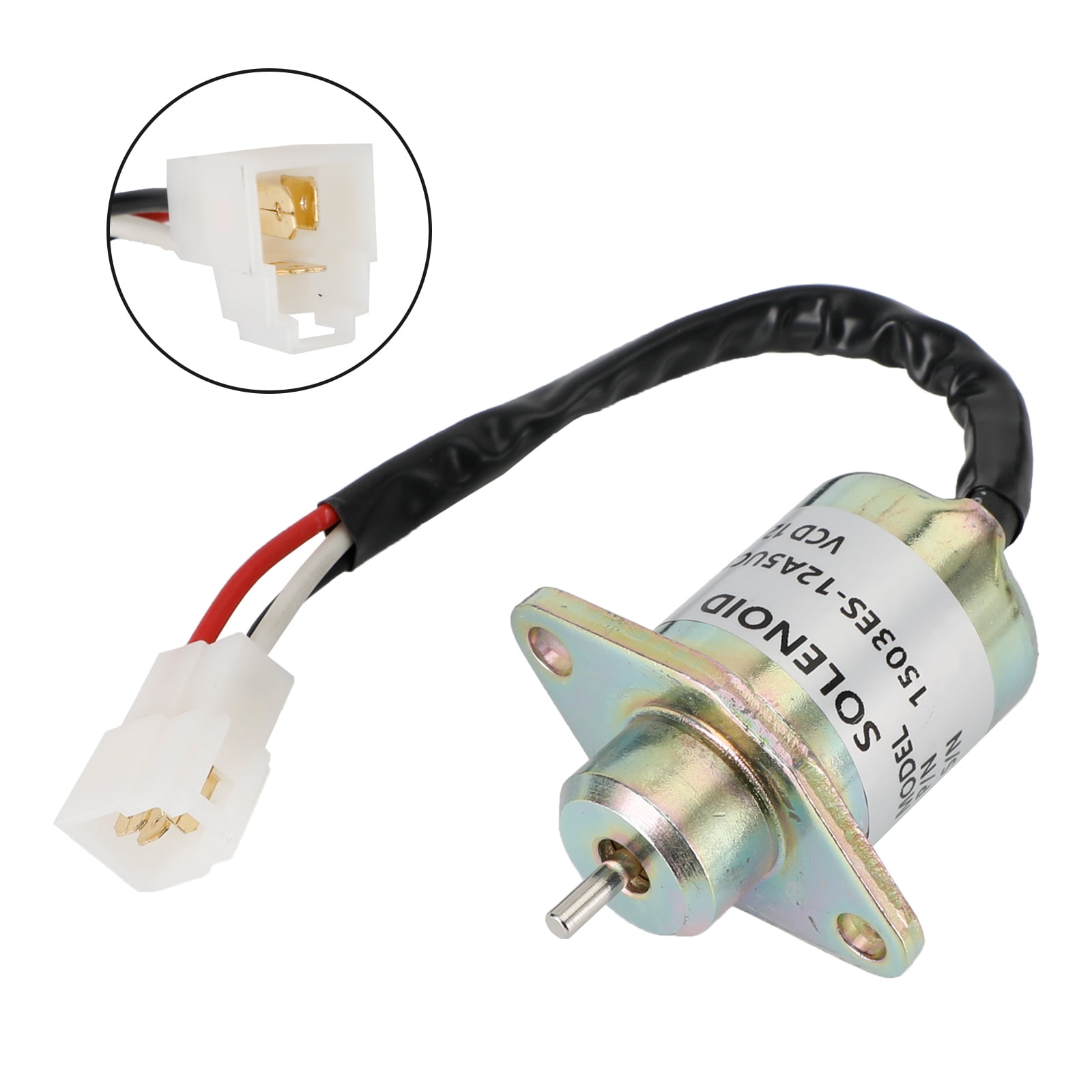 Fuel Shut Off Solenoid Shutdown For Kubota Yanmar SA-4569-T 17454-60010 ...