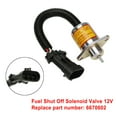 Fuel Shut Off Solenoid Valve 6670602 12V For Bobcat Loader(s) 463 553 ...