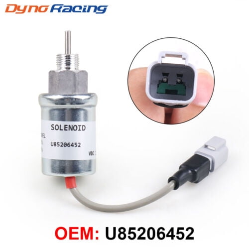 Fuel Shut Off Solenoid Valve Shutdown U85206452 For Perkins 402D 403D ...