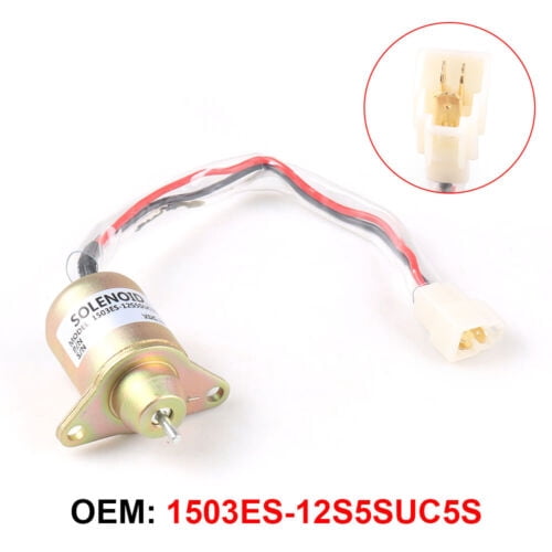 Fuel Shut Off Solenoid Valve for 119653-77950 Yanmar 3TNE84 3TNE88 ...