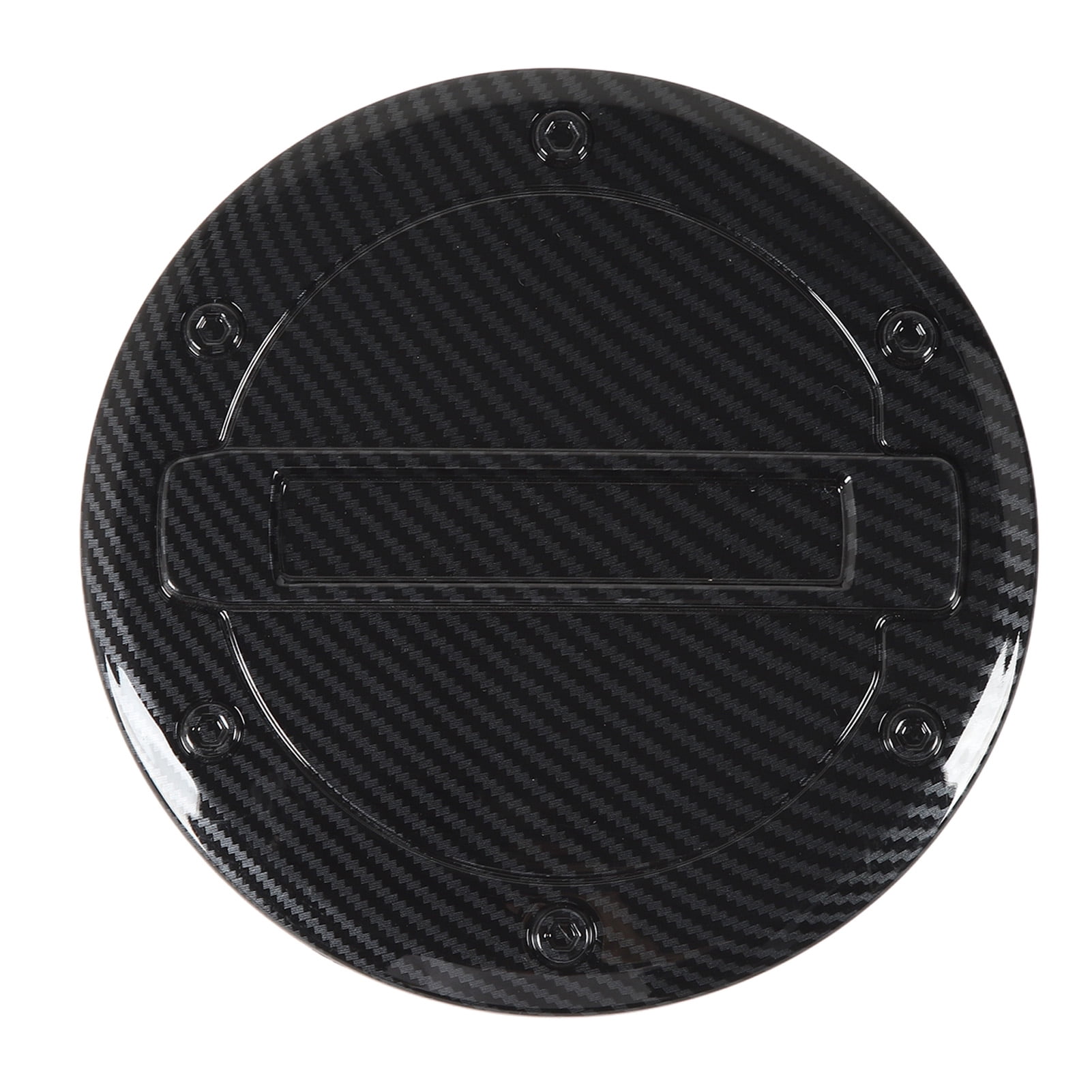 Fuel Tank Cap Carbon Fiber Style ABS Gas Fuel Tank Gates Door Cover Lid ...