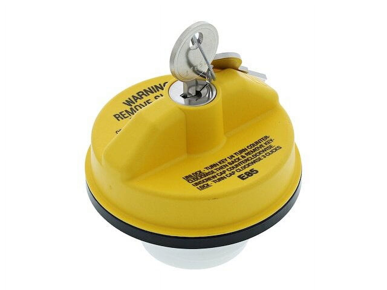 MotoRad Fuel Tank Cap, Compatible with 2011-2017 Chevy Equinox, Yellow ...