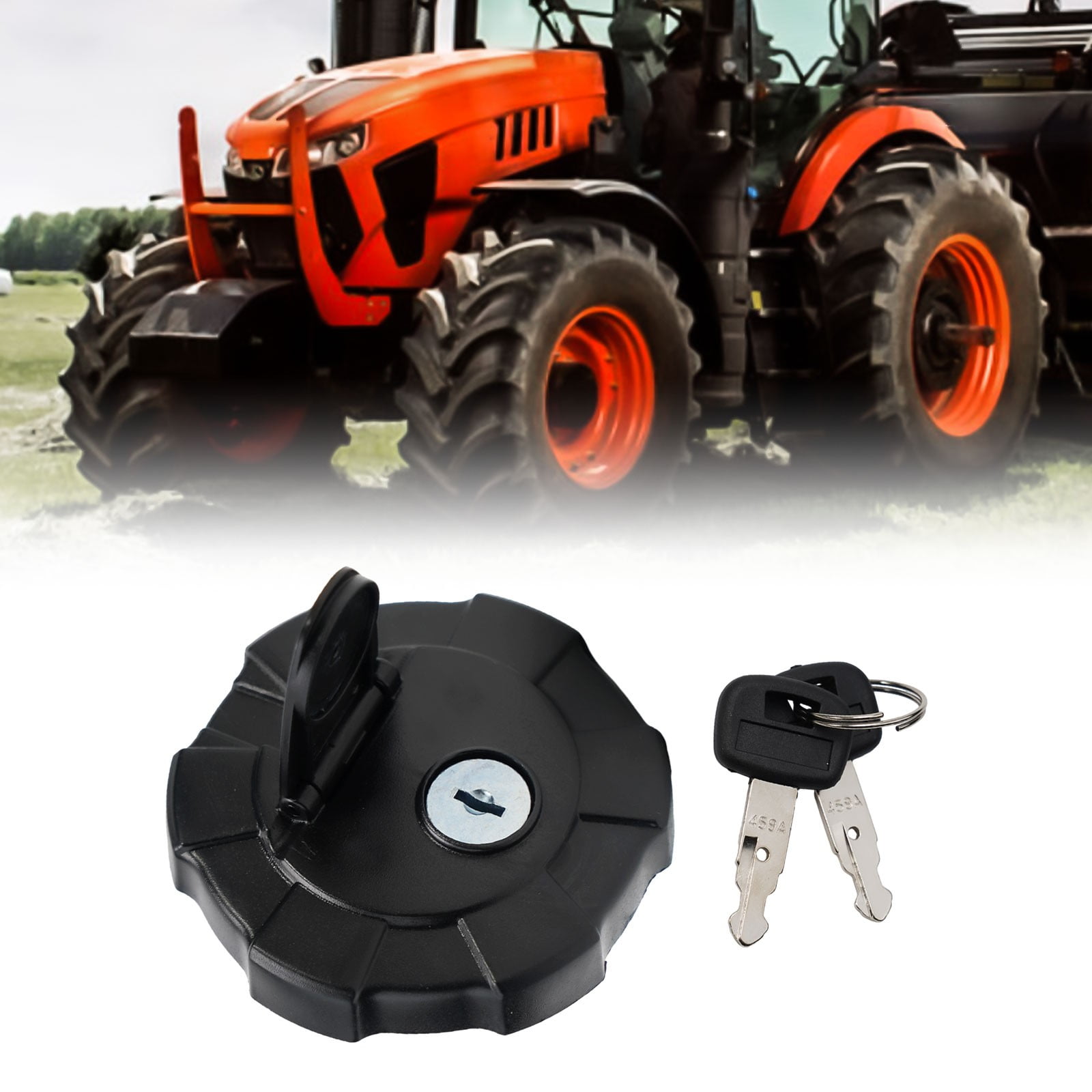 Fuel Tank Cap W/Key For Kubota Excavator SVL75-2 KX91-3S U35-S2 RD411 ...
