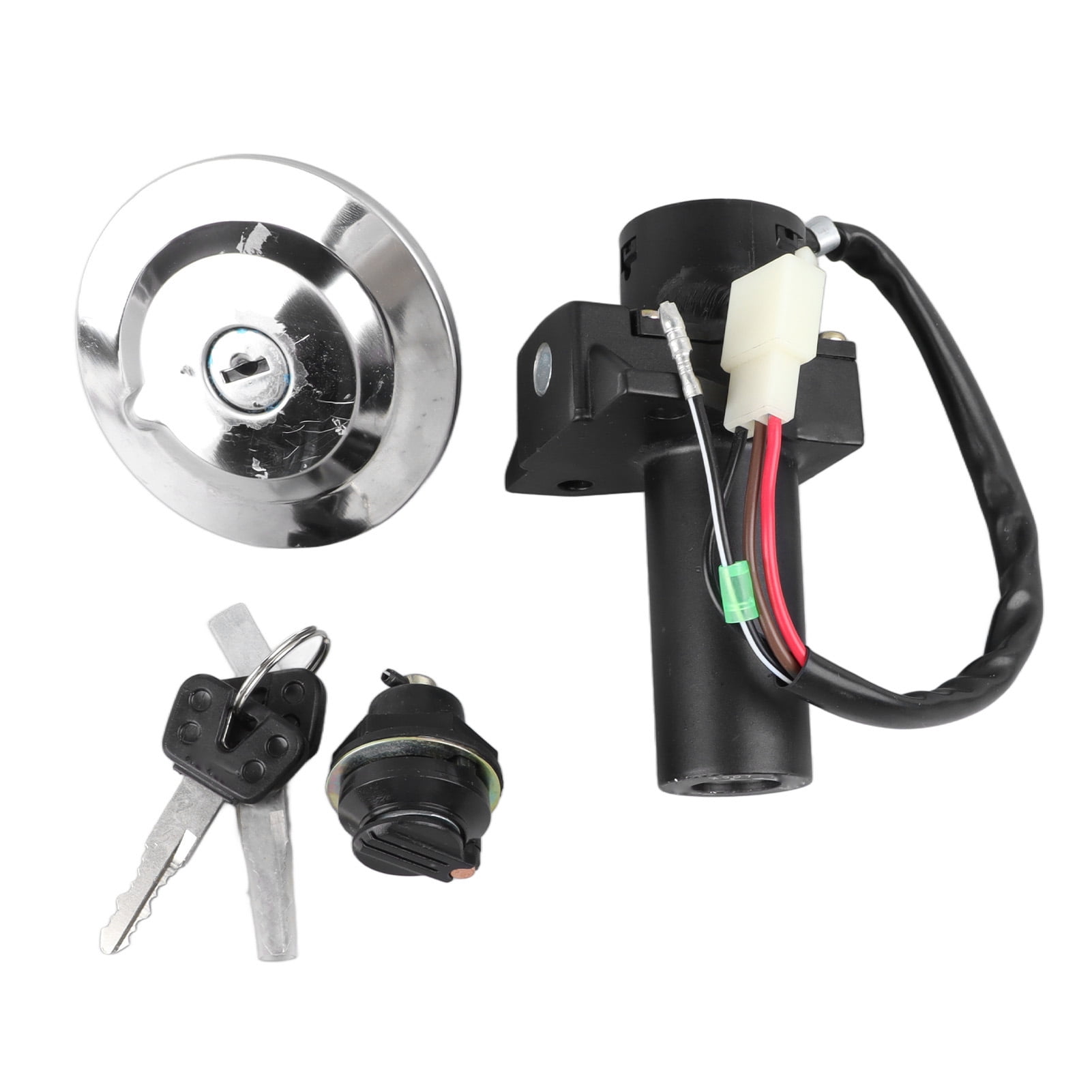 Fuel Tank Cover Aluminum Alloy Motorcycle Lock Fuel Gas Cap Tank Cover ...