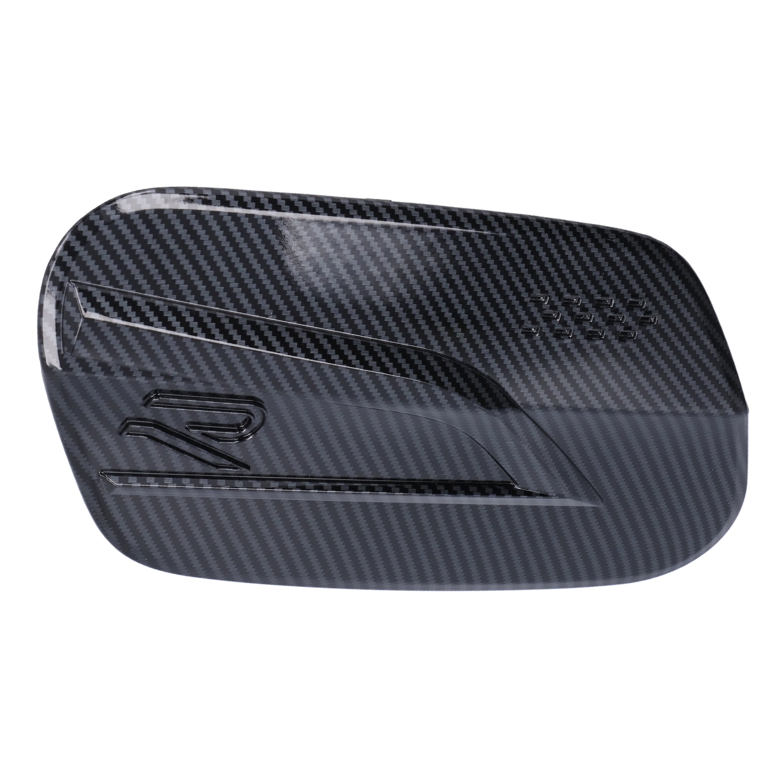 Fuel Tank Cover Trim Gas Cap Lid Carbon Fiber Style Decoration Fit for ...