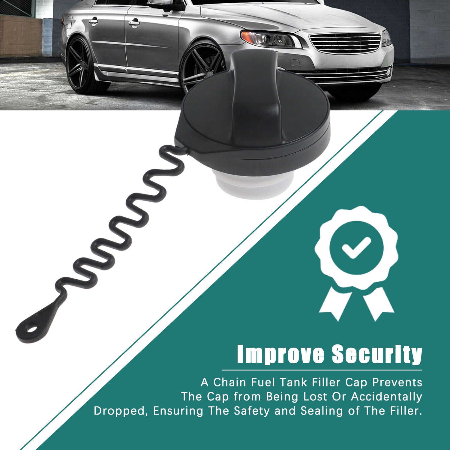 Fuel Tank Filler Cap Cover Fit for 2015-2018 Volvo S60 V60 Cross ...