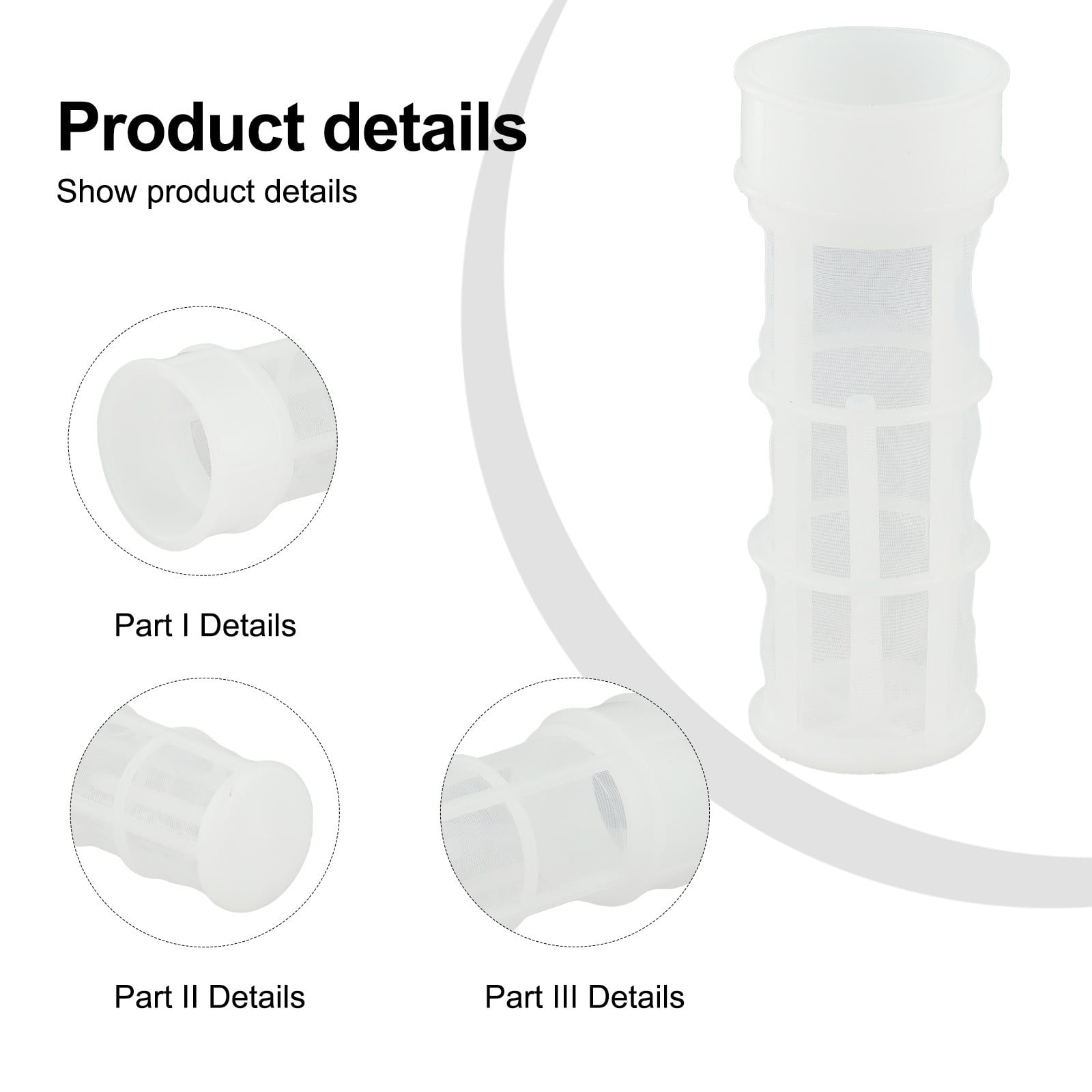 Fuel Tank Filter Tank Mesh Filter Replacement Accessory for External ...