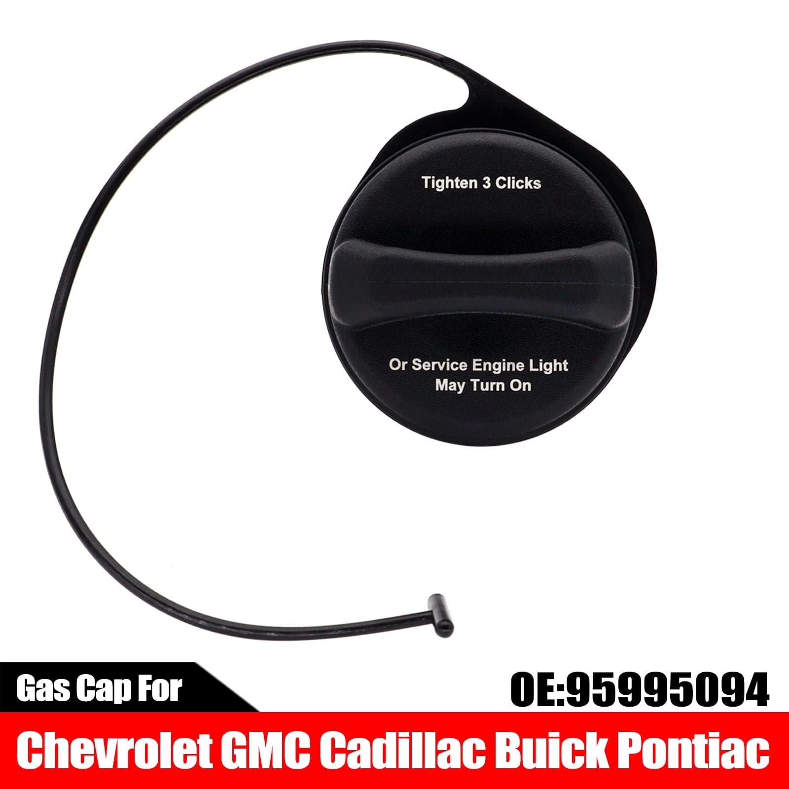 Fuel Tank Gas Cap With Tether 95995094 for Chevy GMC Buick Pontiac ...