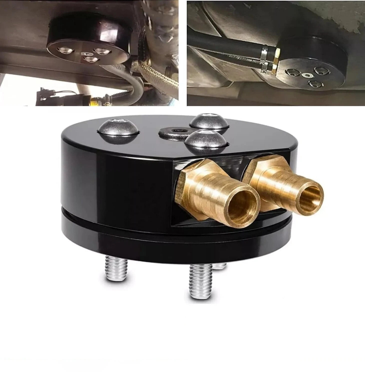 Fuel Tank Gas Diesel Integrated Return Dual-Port Sump Kit Fit Cummins ...