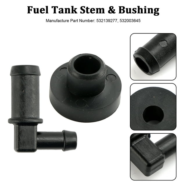 Fuel Tank Stem & Bushing Kit 532139277 532003645 for Husqvarna Lawn ...