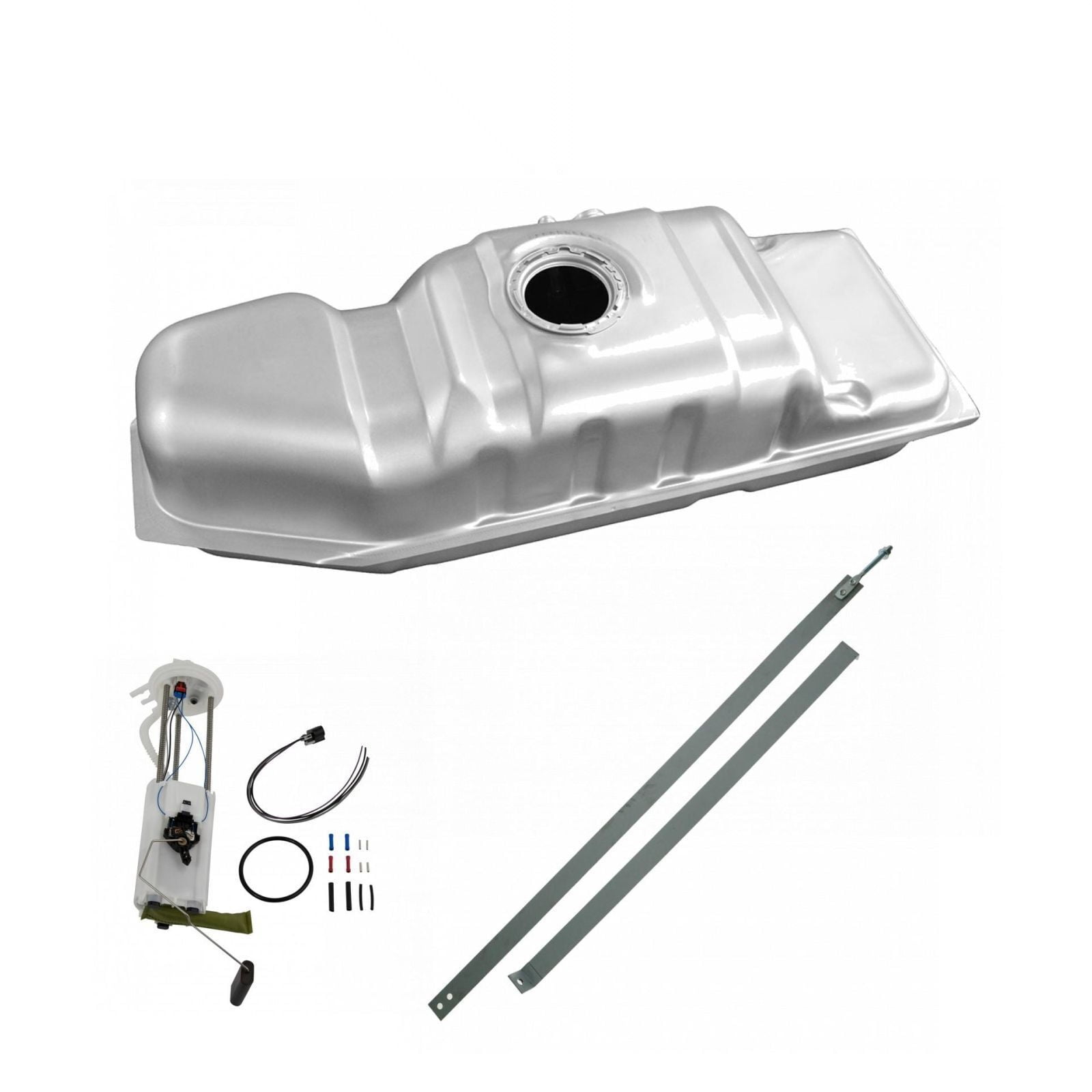 Fuel Tank with Electric Fuel Pump & Sending Unit Assembly, 18.5 Gallon ...