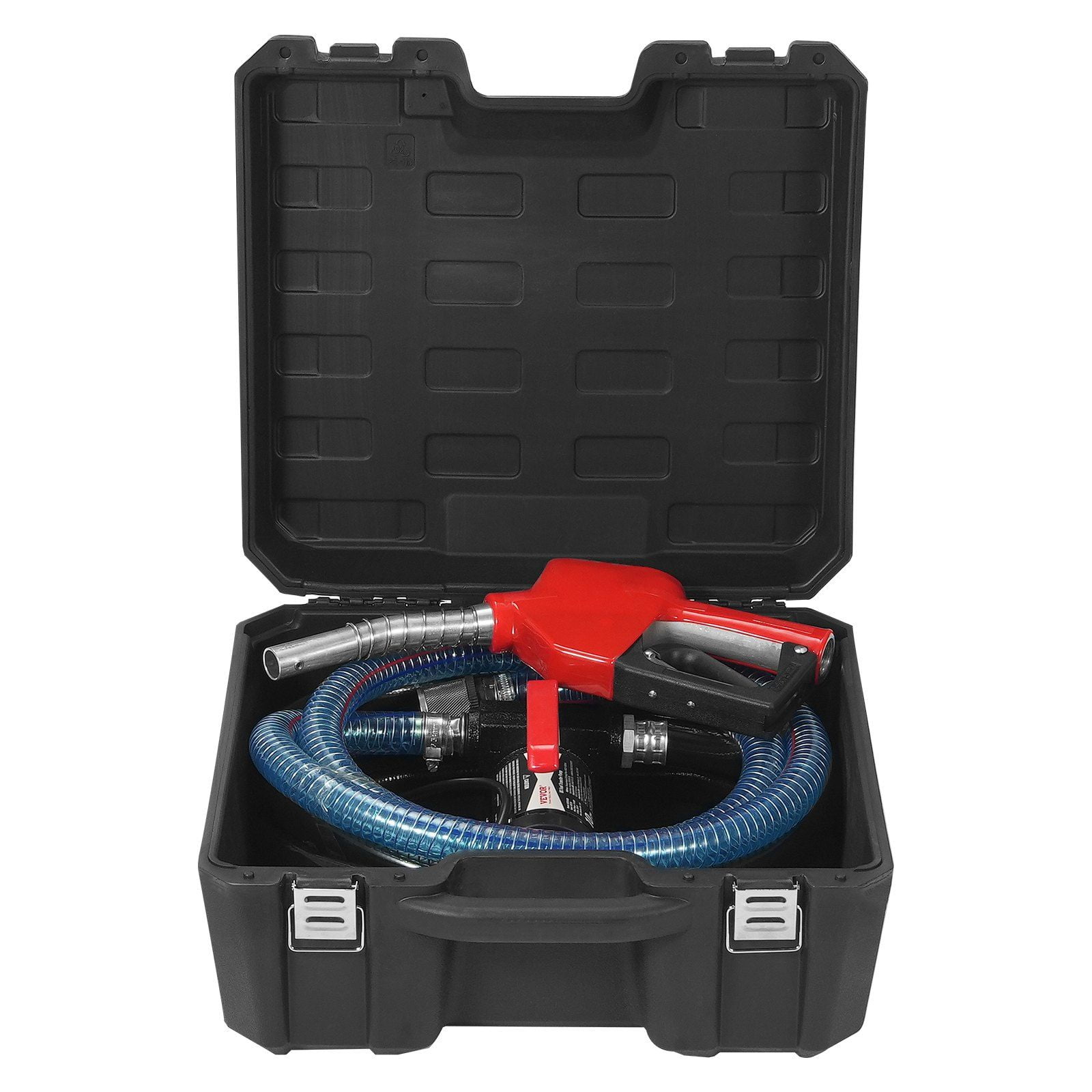 Fuel Transfer Pump 12V 10 GPM 1/4 HP Diesel Pump with Auto Fuel Nozzle ...