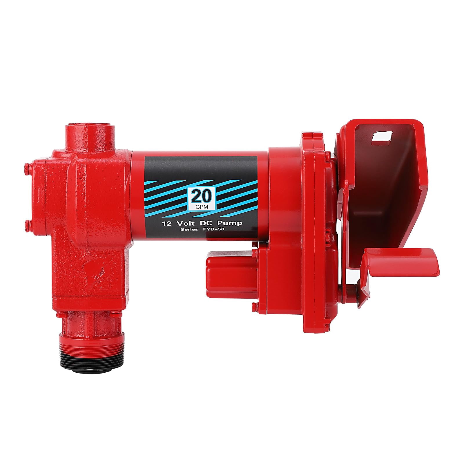 Fuel Transfer Pump 20 GPM 1/4 HP, 12 Volt DC Fuel Pump, Diesel Transfer ...