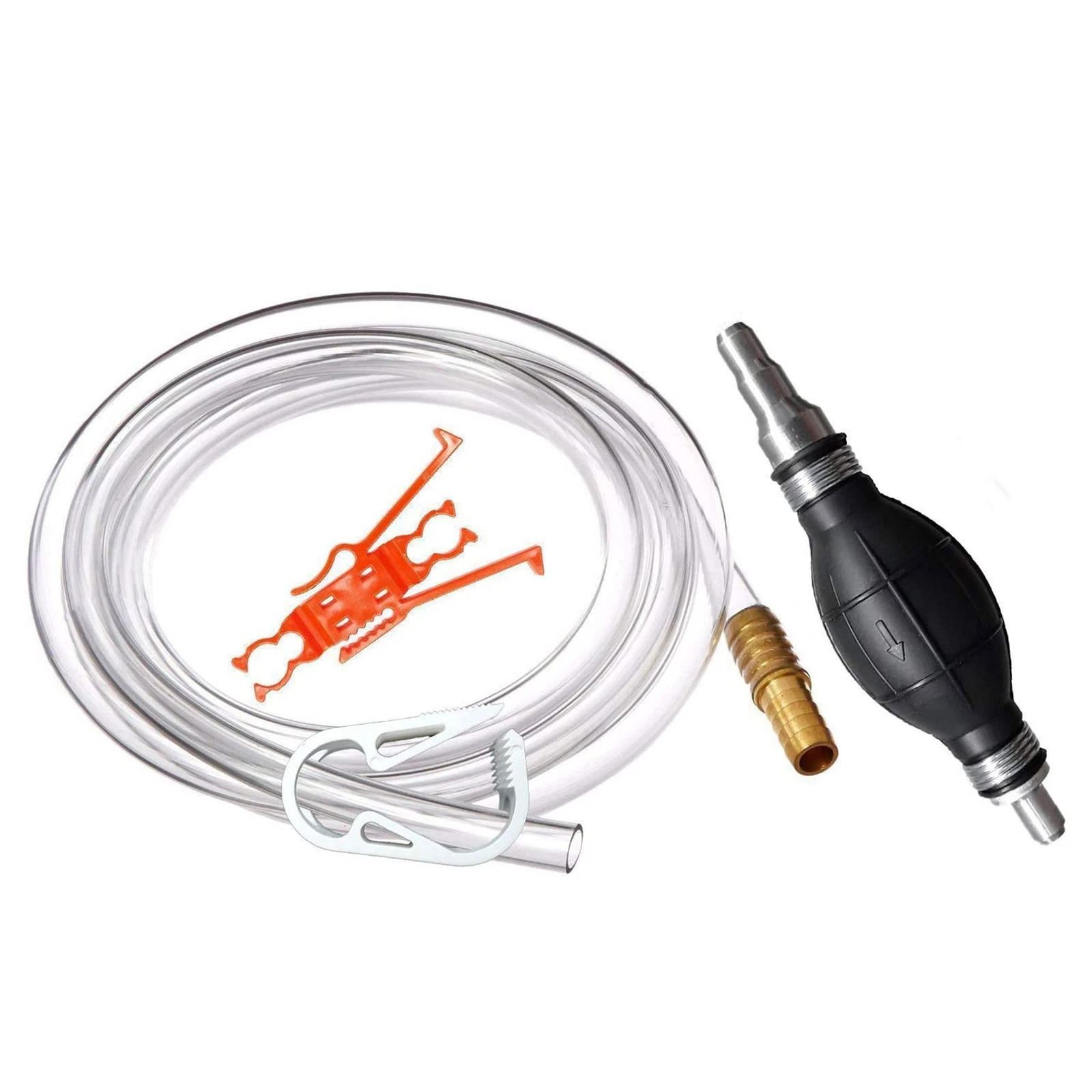 Fuel Transfer Pump - Gas Siphon Pro Pump for Gasoline, Oil, Diesel ...