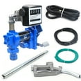 Fuel Transfer Pump Kit, 20GPM 12V DC Diesel Gasoline Anti-Explosive ...