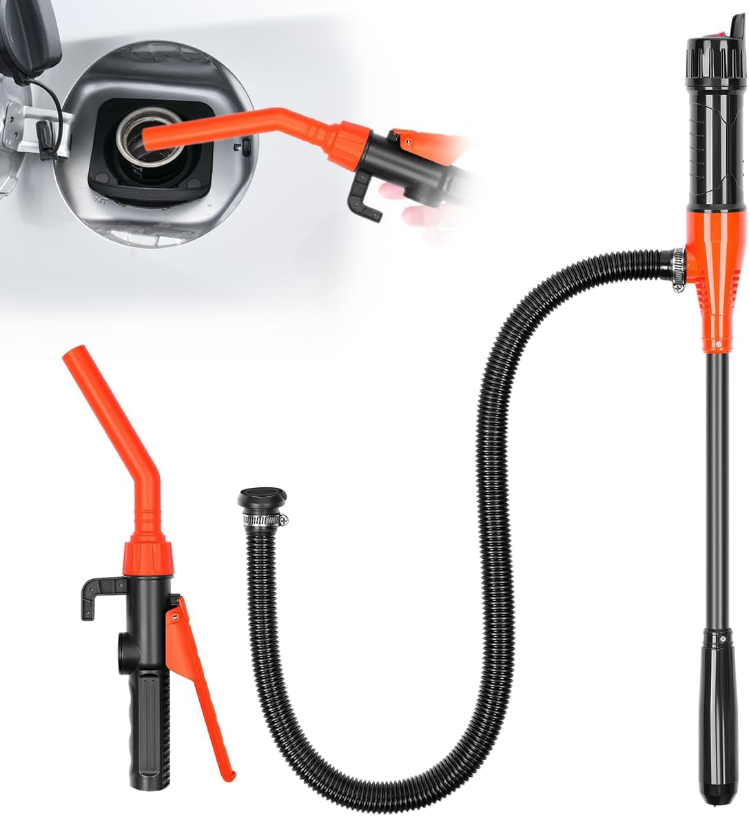 Fuel Transfer Pump, Portable Power Battery Pump, 2025 NEW Battery ...