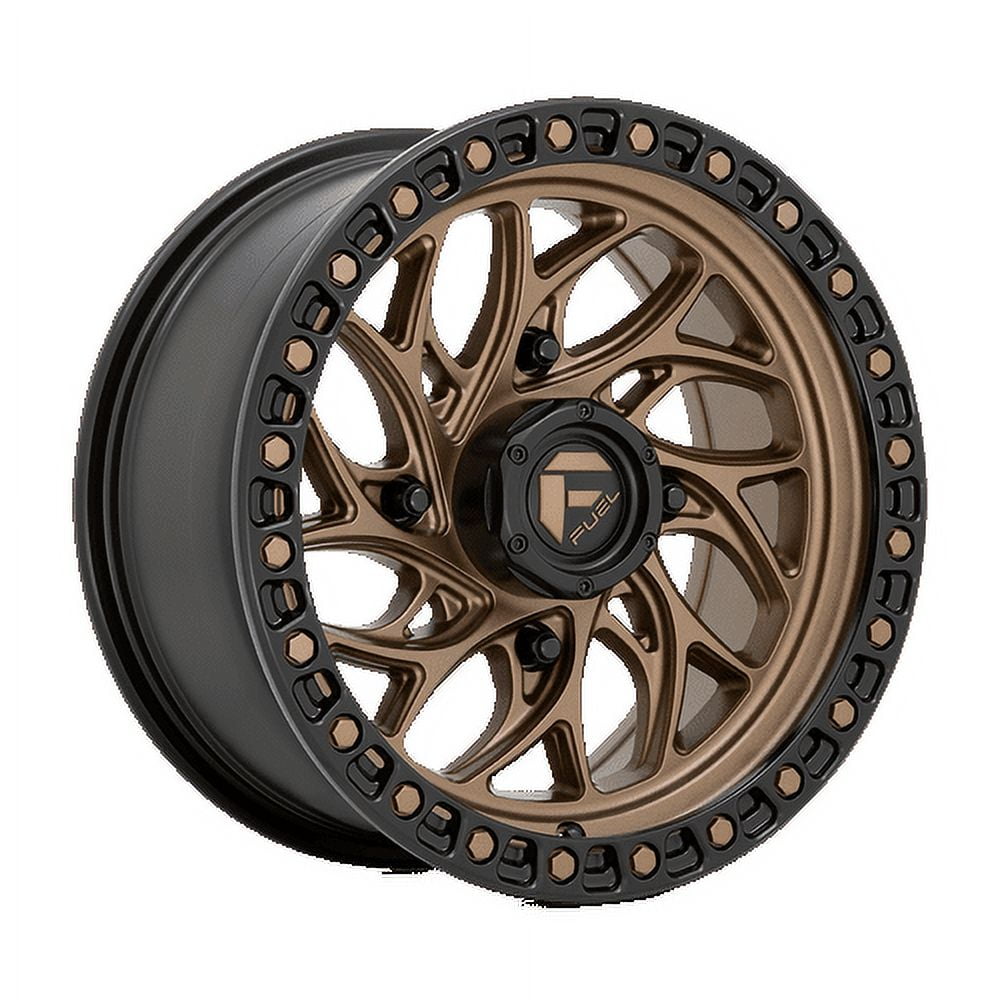 Fuel UTV Aluminum Rim D777 RUNNER UTV 15X7in Bronze with Black Ring ...