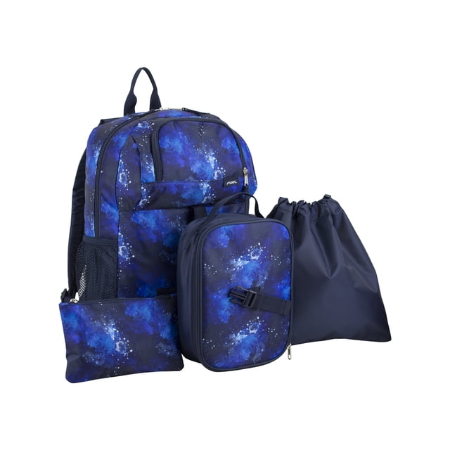 Fuel Unisex 4-Piece Combo Backpack with Lunch Box, Storage Case and ...