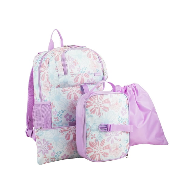 Fuel Unisex 4-Piece Combo Backpack with Lunch Box, Storage Case and ...