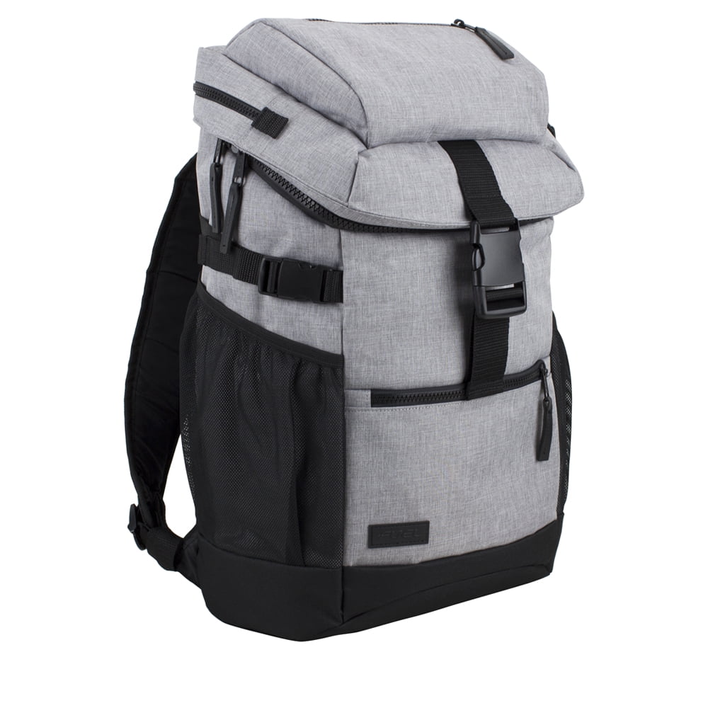 Fuel Unisex Barrier Backpack with Insulated Top Pocket, Light Gray ...