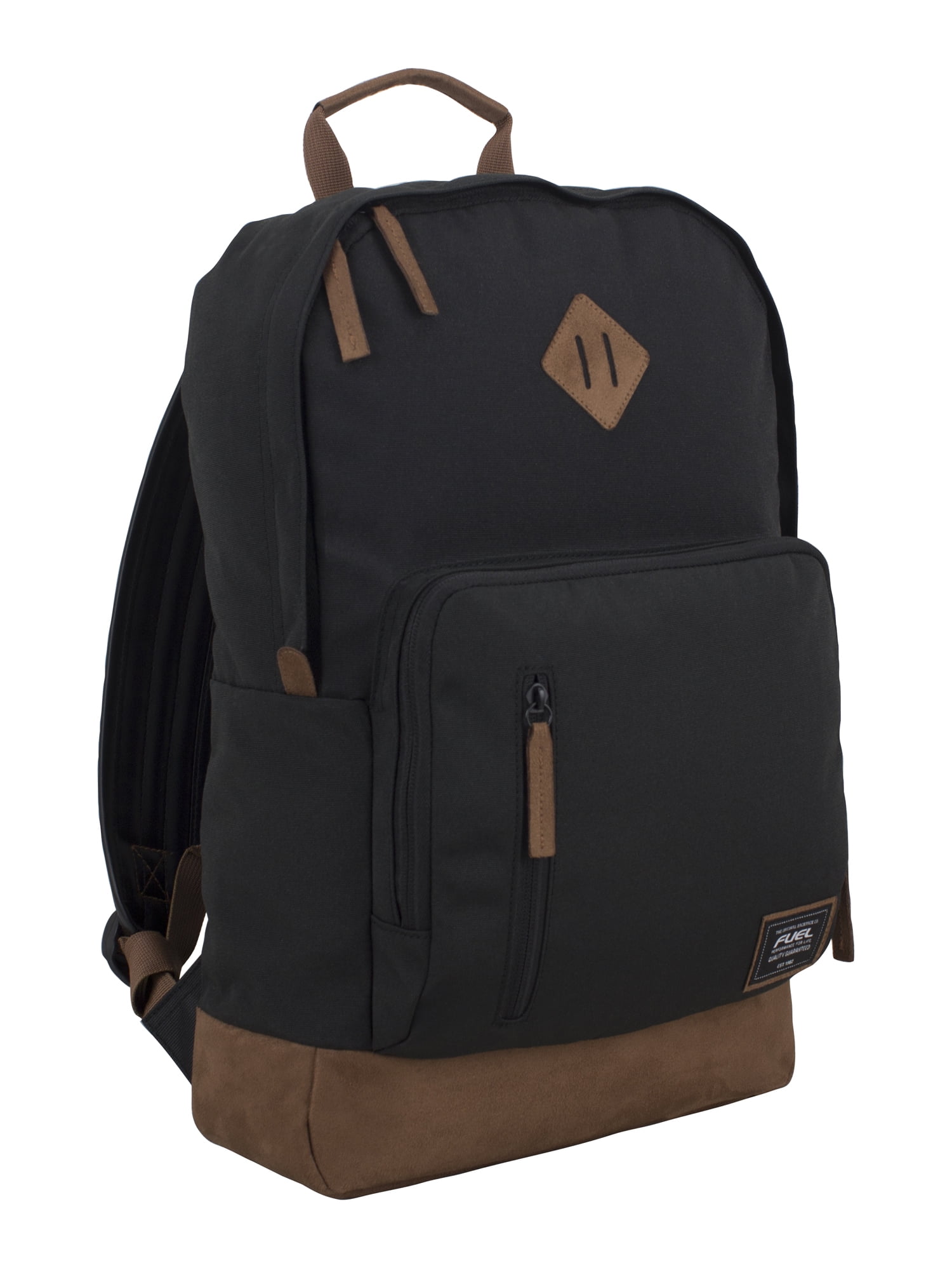 Fuel Unisex Everyday Multipurpose Fashion Backpack, Black - Walmart.com