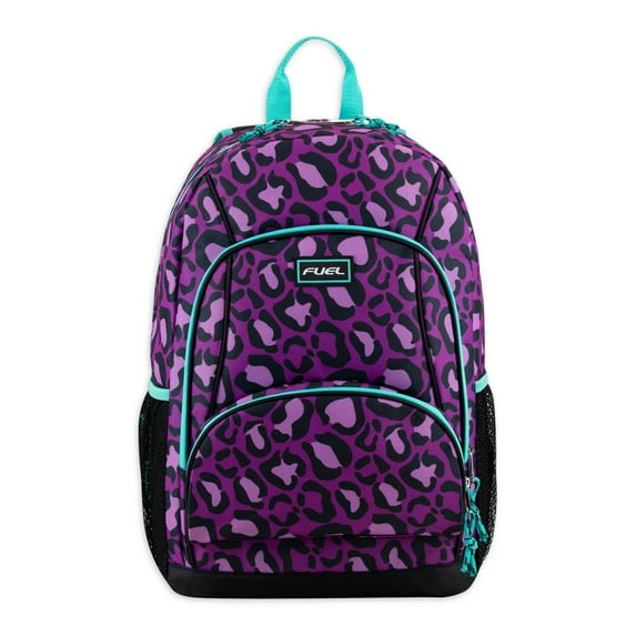 Fuel Unisex Triple Pocket Backpack, Leopard Print - Walmart.com