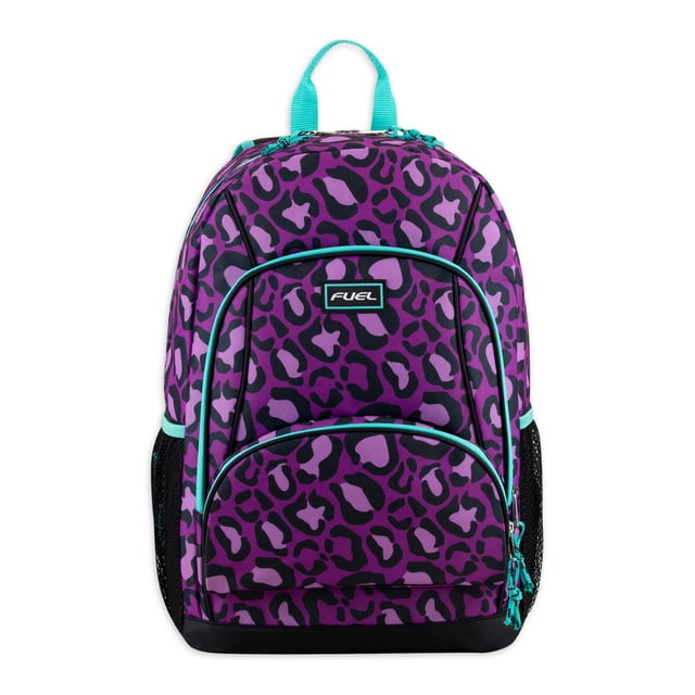 Fuel Unisex Triple Pocket Backpack, Leopard Print - Walmart.com