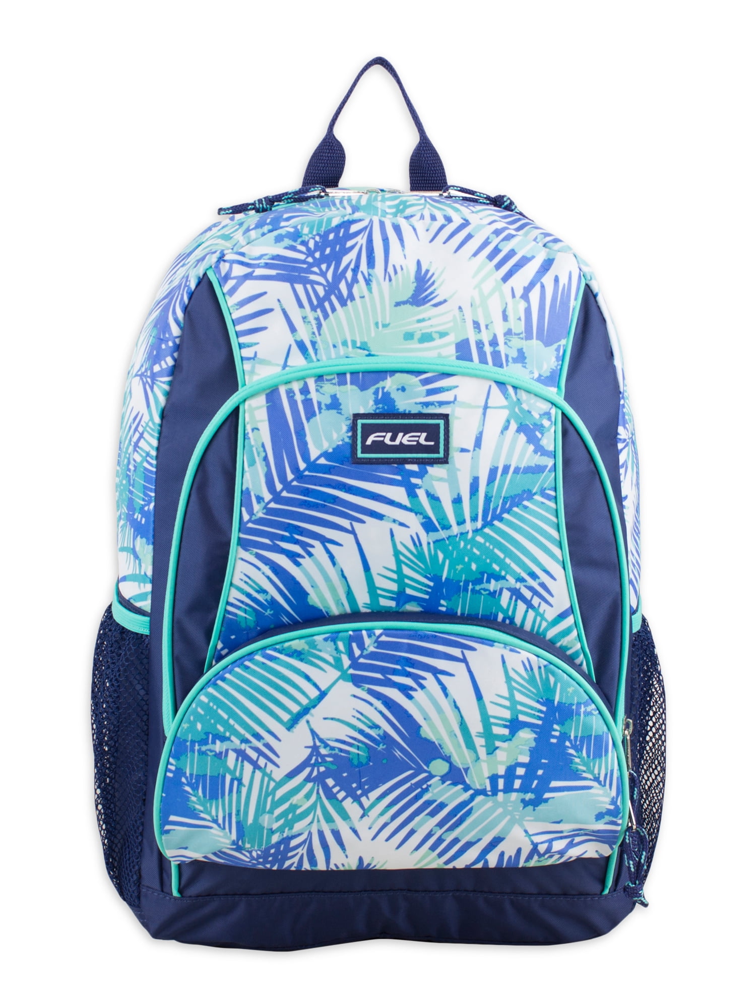 Fuel Unisex Triple Pocket Backpack - Palm Print - Spacious - Walmart.com